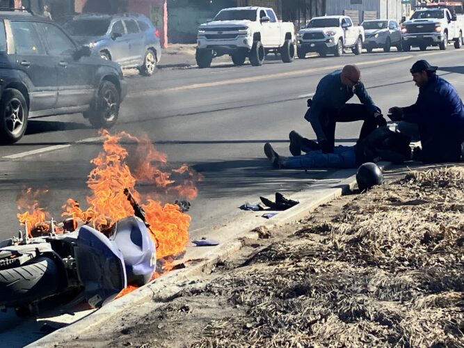 Man sentenced to 21 months after fiery motorcycle crash in North ...